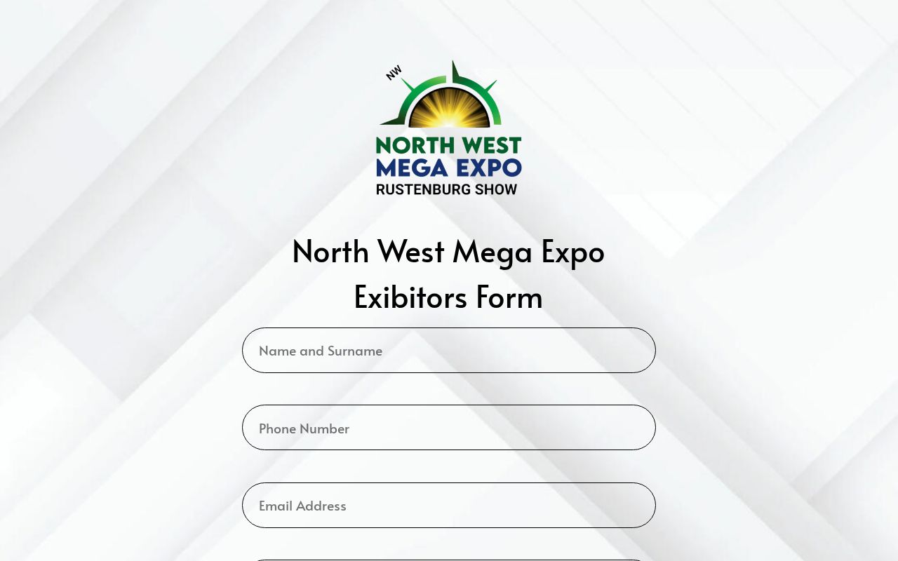 North West Mega Expo Form